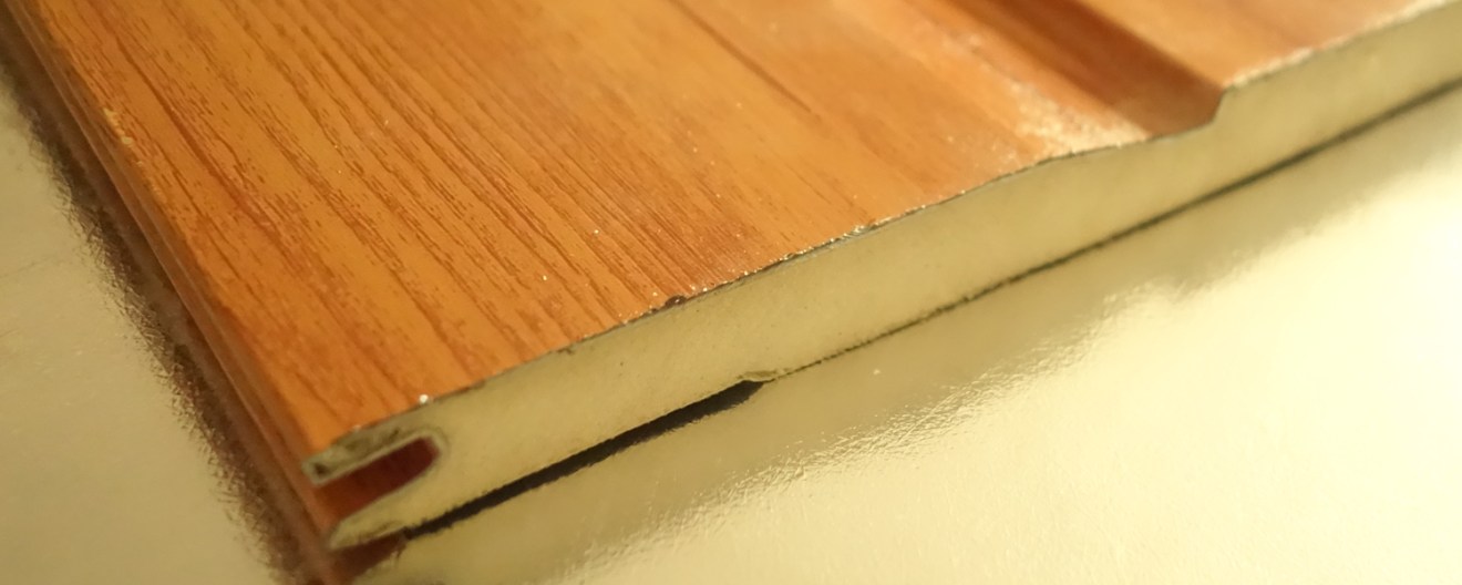 Metal Carving Decorative Wall Sandwich Panel PU Foam Insulated