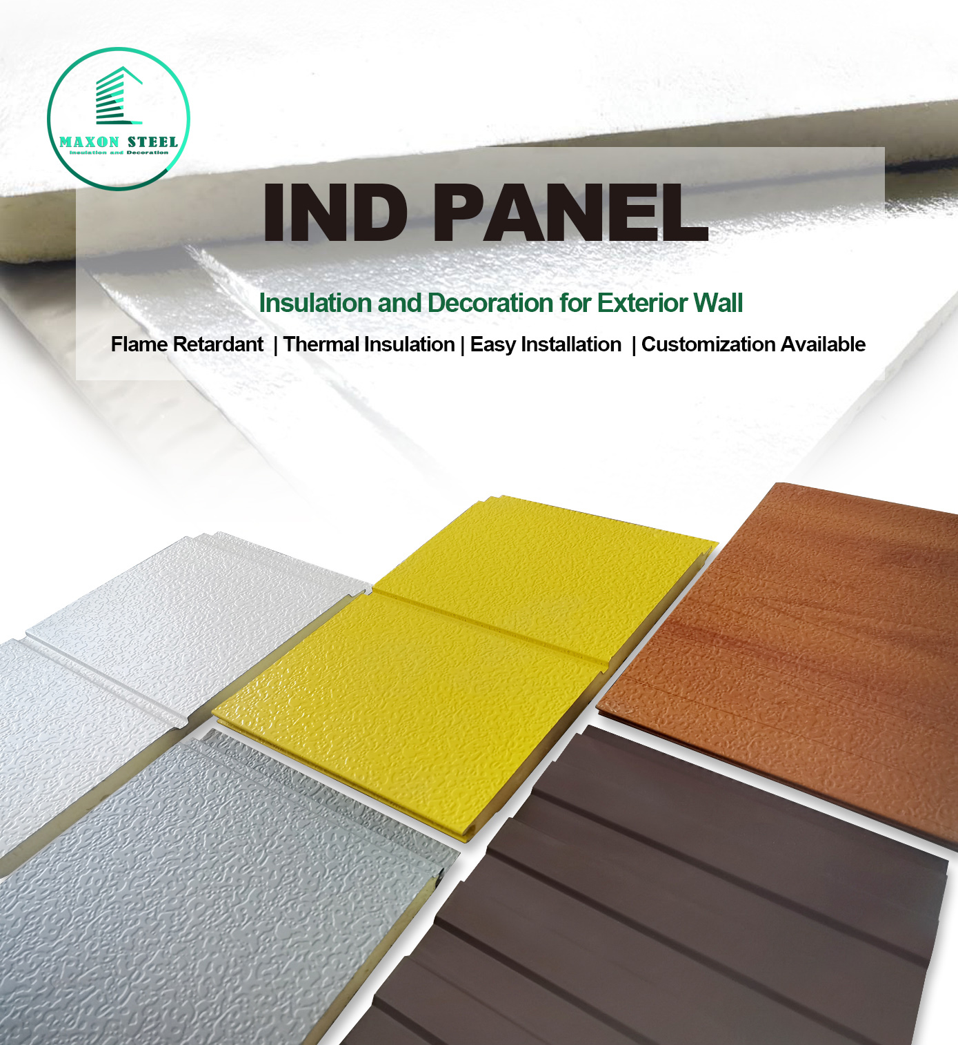 PU Metal Siding Panels | Perfect Heat Insulation and Wall Decoration in ...