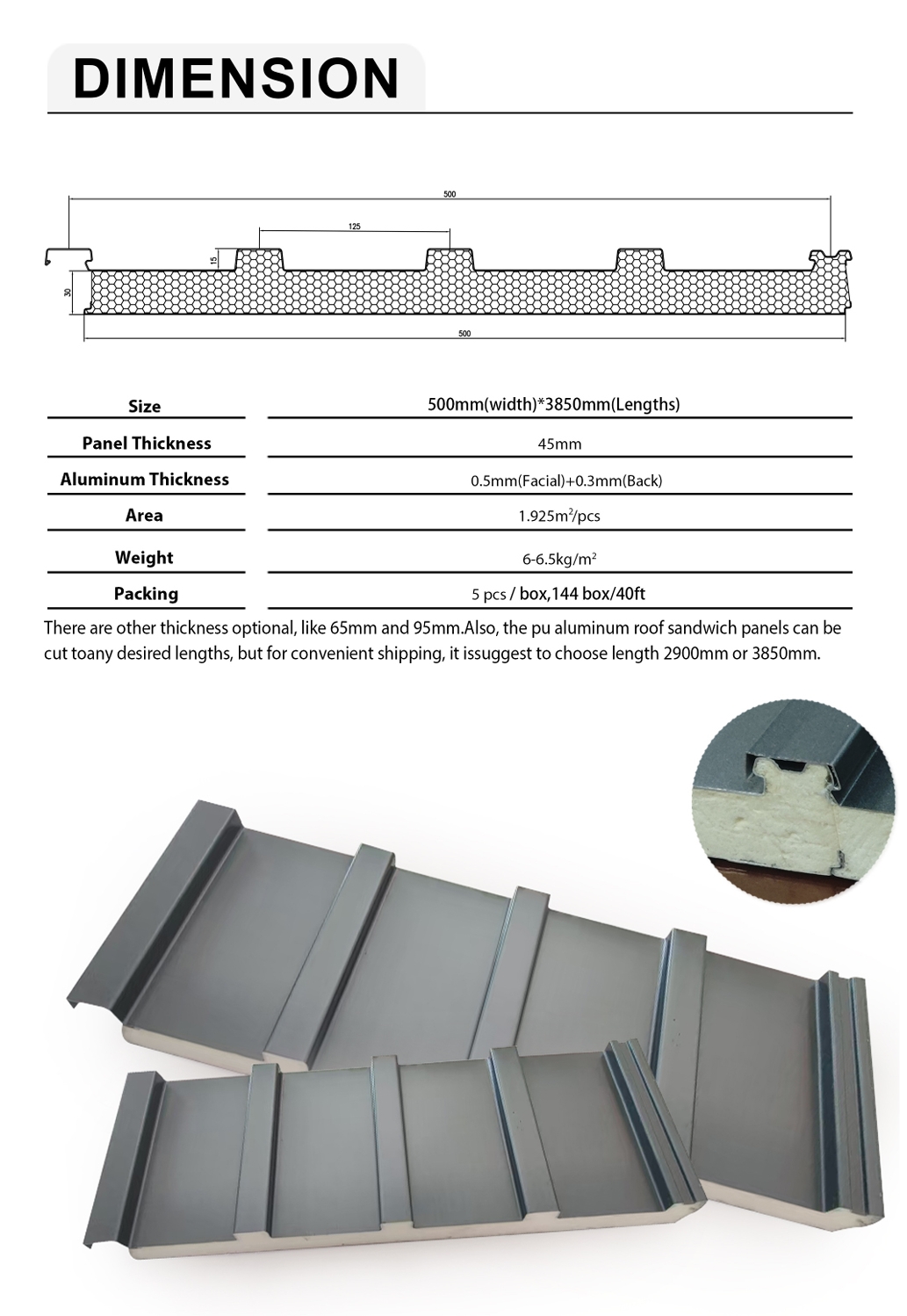 3 Essential Dimensions for Optimal PU Roof and External Wall Panels ...
